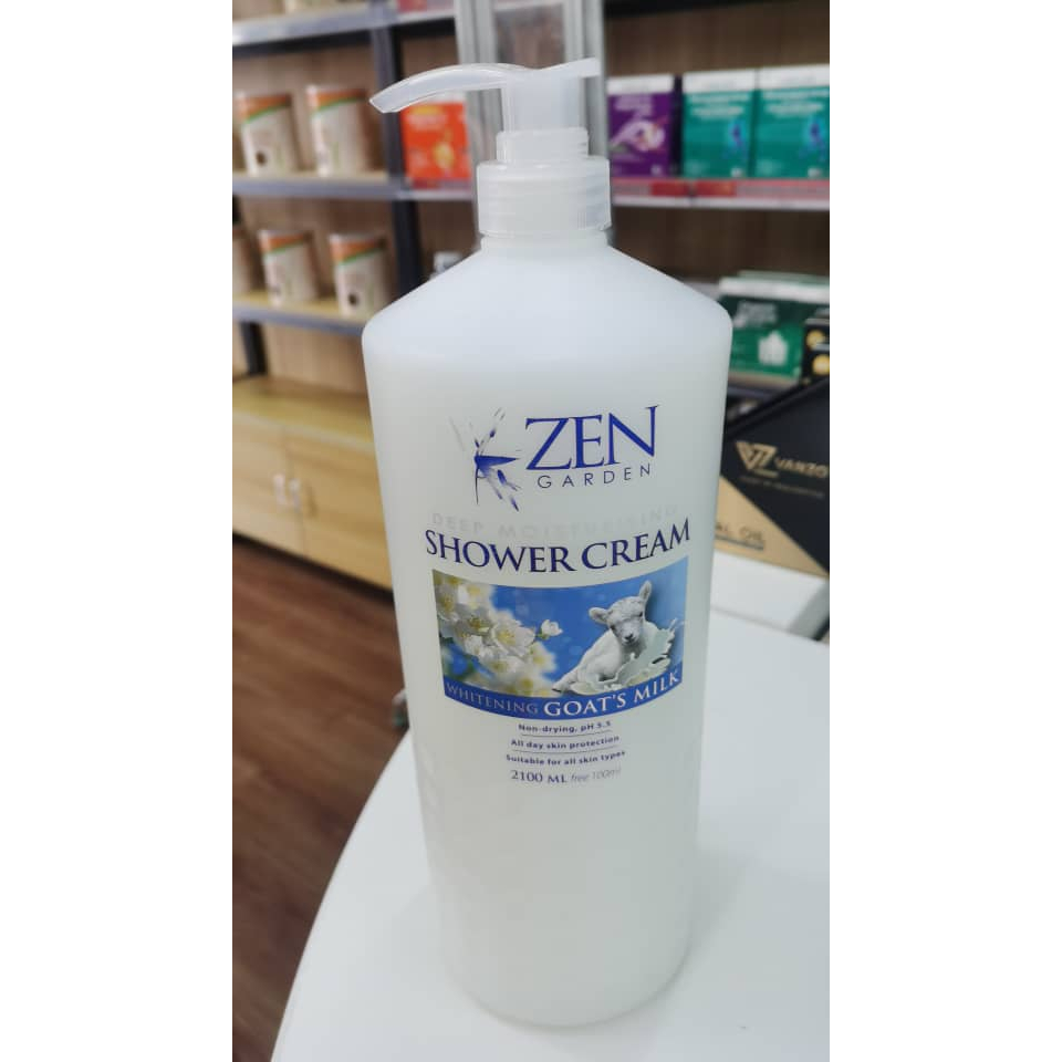 ZEN GARDEN SHOWER CREAM GOAT MILK 2.1L | Shopee Malaysia