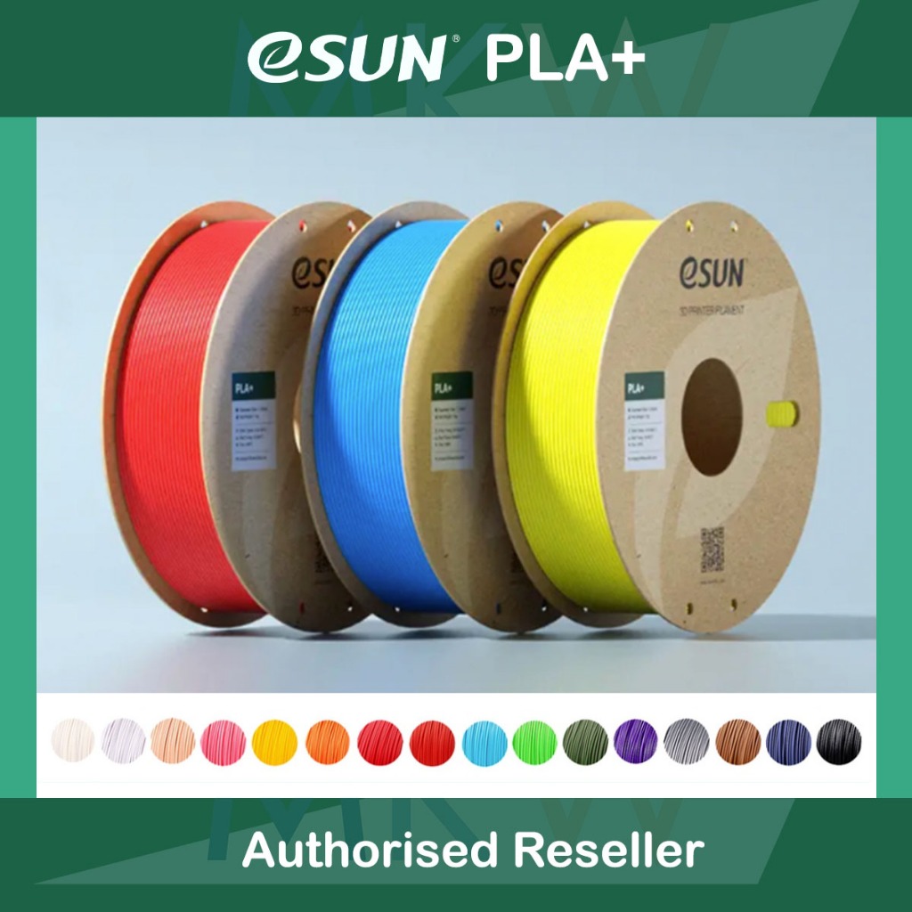 Genuine eSUN PLA+ Filaments 1.75mm 1KG Solid Colours Series for FDM 3D ...