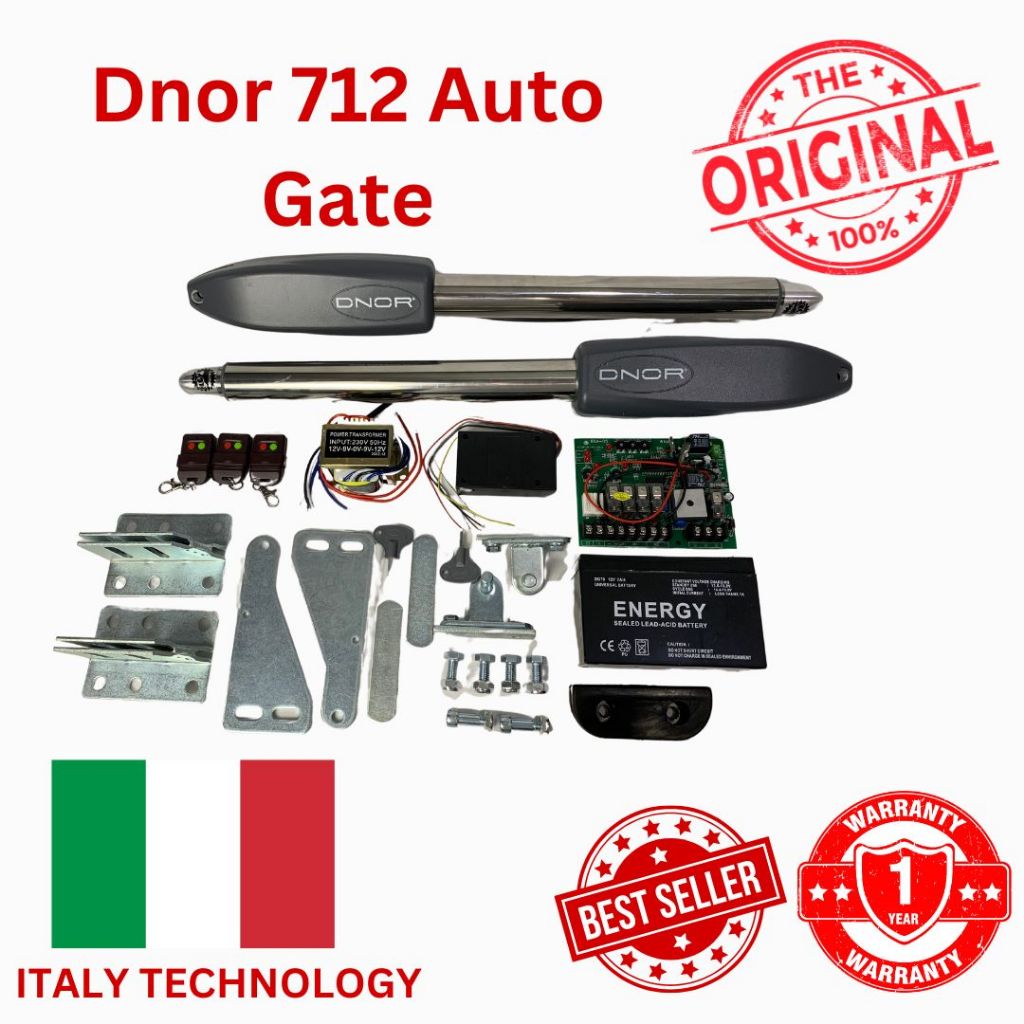 Dnor 712 Autogate 24VDC HeavyDuty AutoGate (Full Set) | Shopee Malaysia