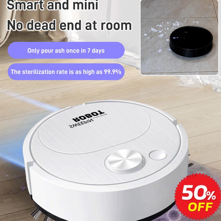 Cordless Automatic Vacuum Cleaner Robot with Sweeping and Mopping ...