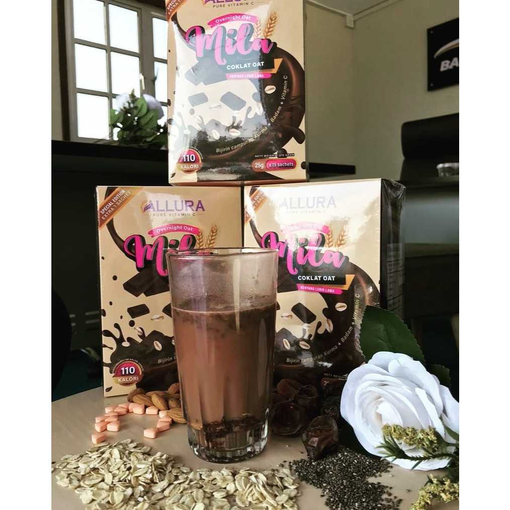 ALLURA MILA COKLAT OAT (25G x 15 SACHET) | Shopee Malaysia