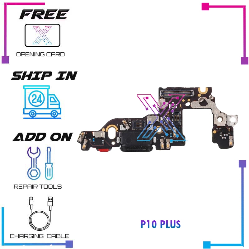 For P10 Plus Charging Plug Board Usb Port Flex Cable Ribbon | Shopee ...