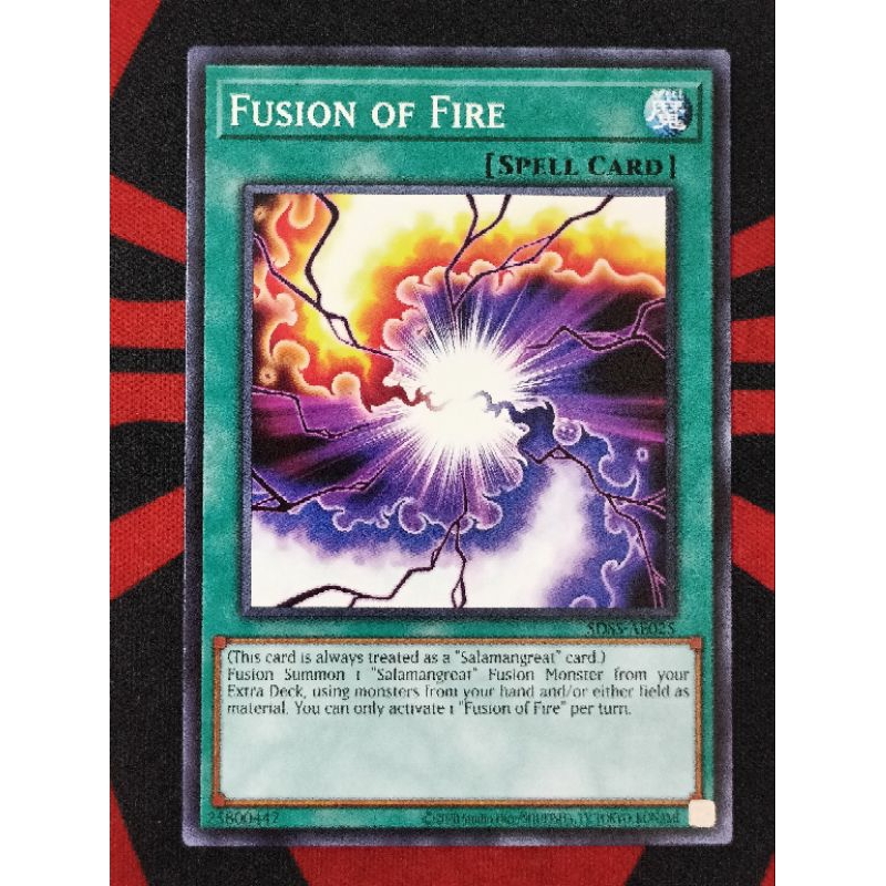 YUGIOH KONAMI SDSS-AE025 Fusion of Fire (Common) | Shopee Malaysia