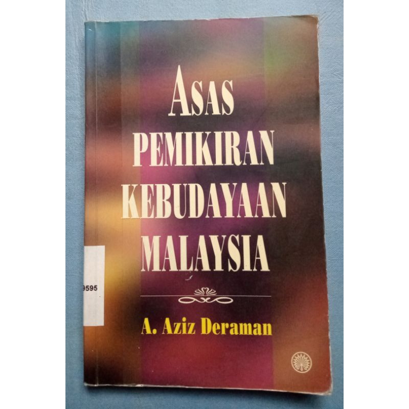 preloved ASAS PEMIKIRAN KEBUDAYAAN MALAYSIA a.aziz deraman | Shopee ...