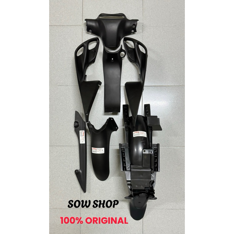 Yamaha 100% Original Y125ZR Y125Z Inner Body Cover Set Hitam Plastic ...
