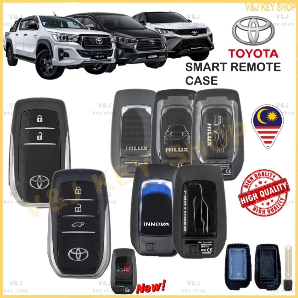 🔥New Arrival🔥Toyota Hilux Innova Fortuner Smartkey Remote Key Case ...
