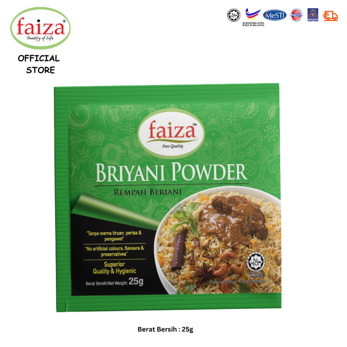 FAIZA's Rempah Beriani (25gm) | Shopee Malaysia