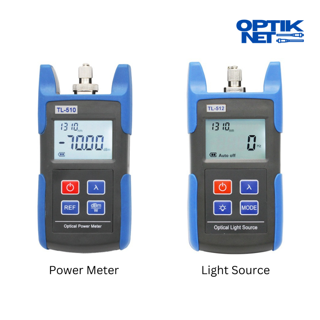 Mini Fiber Optical Power Meter Optical Light Source Handheld Fiber ...