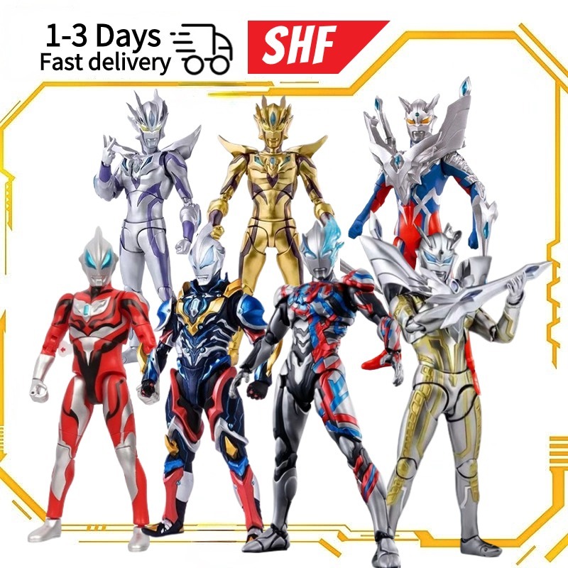 New 17CM SHF Ultraman Blazar Figure Ultraman Bryze Fardoran Armor 17 ...