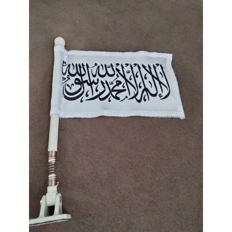 bendera panji putih kalimah tauhid spring holder. | Shopee Malaysia