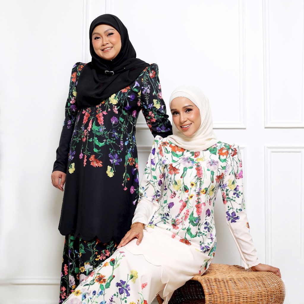KLOPAK SCALLOP/Kurung Mawar Cotton/ kurung Murah / kurung Cantik ...