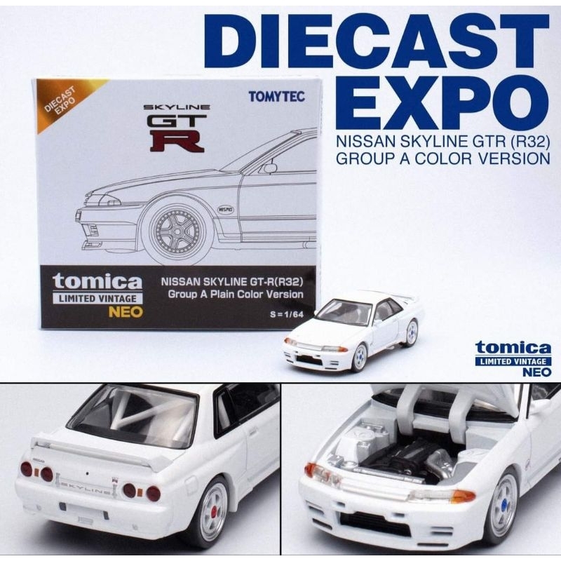 TLV MDX 2024 Tomica Limited Vintage R32 Nissan Skyline GTR R32 Group A ...