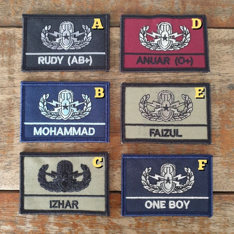 US EOD ID Patch (Custom Order). | Shopee Malaysia