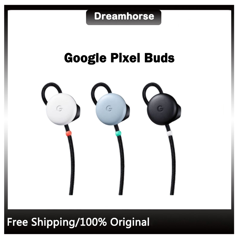 Google Pixel Buds Bluetooth Wireless Earbuds Integrated Microphone ...