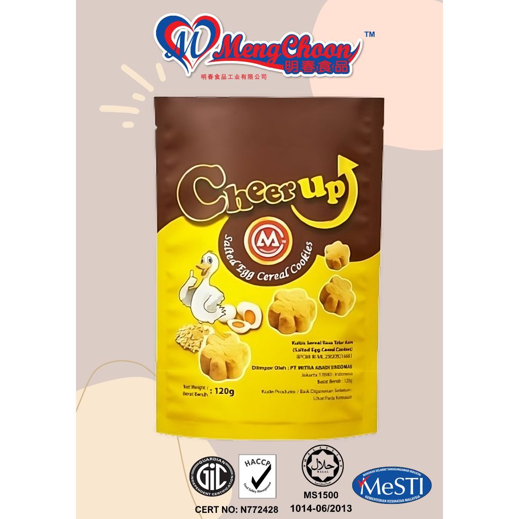 [HALAL] MC CHEER'S UP BISKUT BIJIRIN TELUR MASIN // CHEER'S UP SALTED ...
