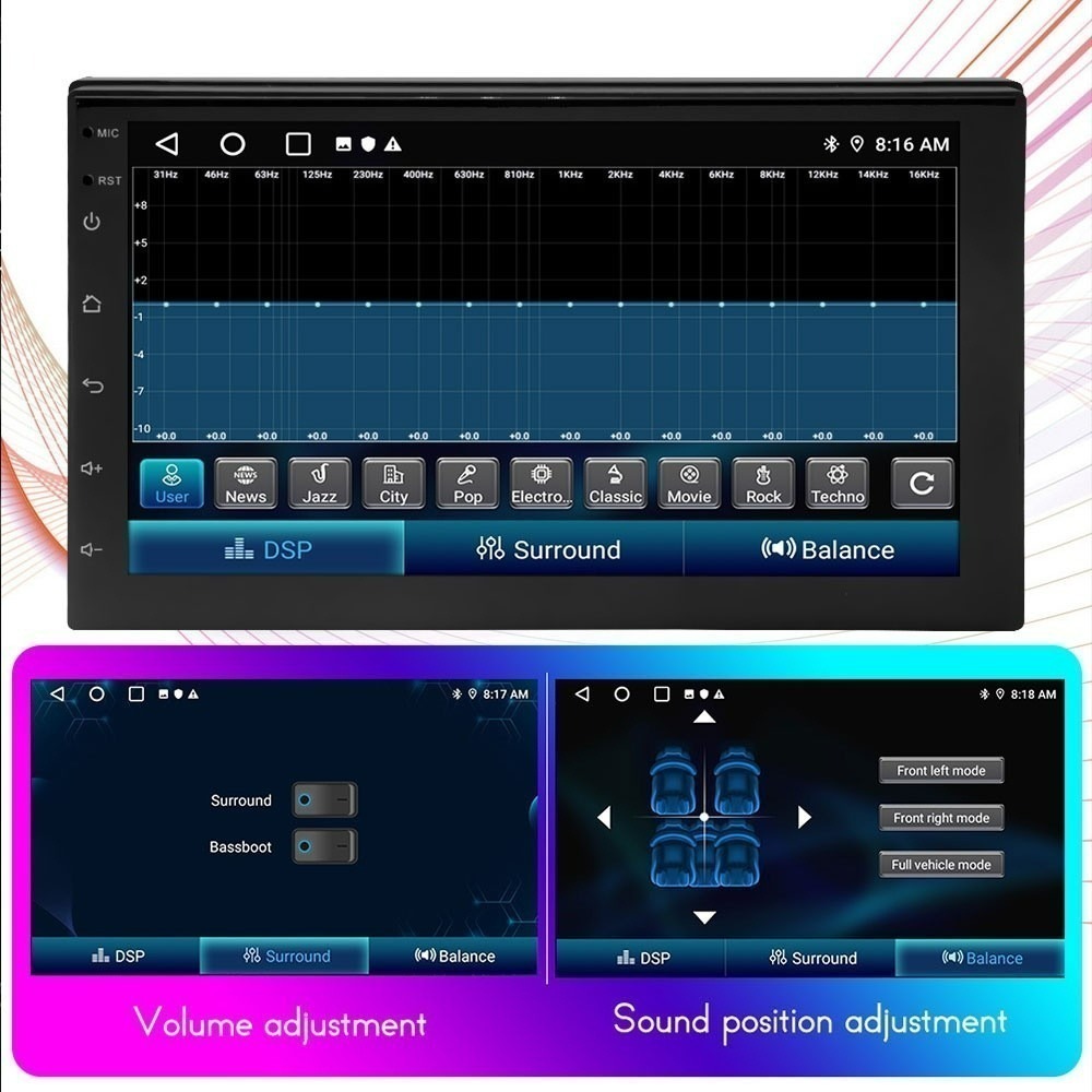 💥With Cooling System💥 [6GB RAM+64GB ROM] Alpine Style Android Player 9 ...