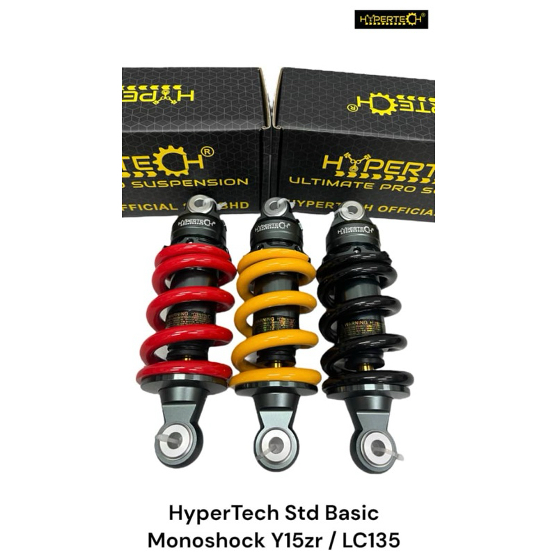 HYPERTECH STD BASIC MONOSHOCK WITH PRE LOAD ADJUSTER SPRING Y15 Y16 ...