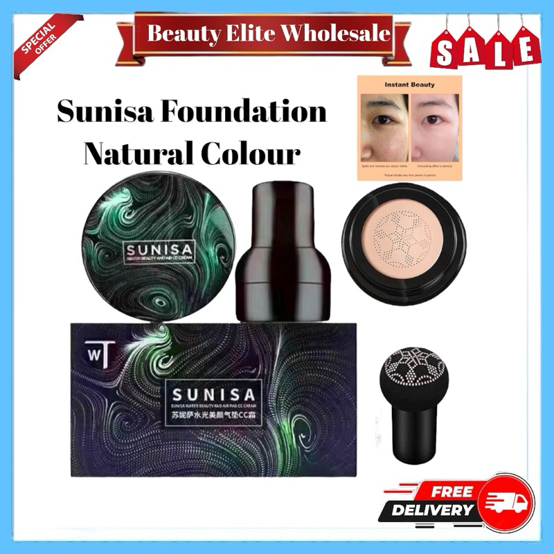 Ready Sunisa 2024 Mushroom Head Make up Air Cushion Moisturizing Foundation whitening ...