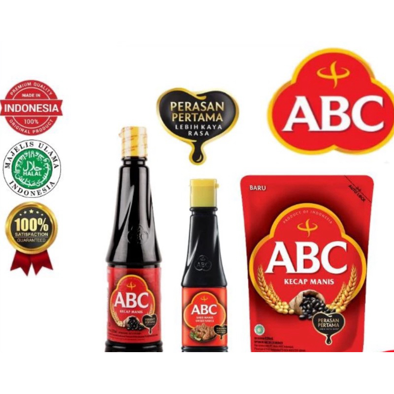 ABC Kicap Manis 135ml 275ml 600ml Refill Product Indonesia 🇮🇩 Kecap ...