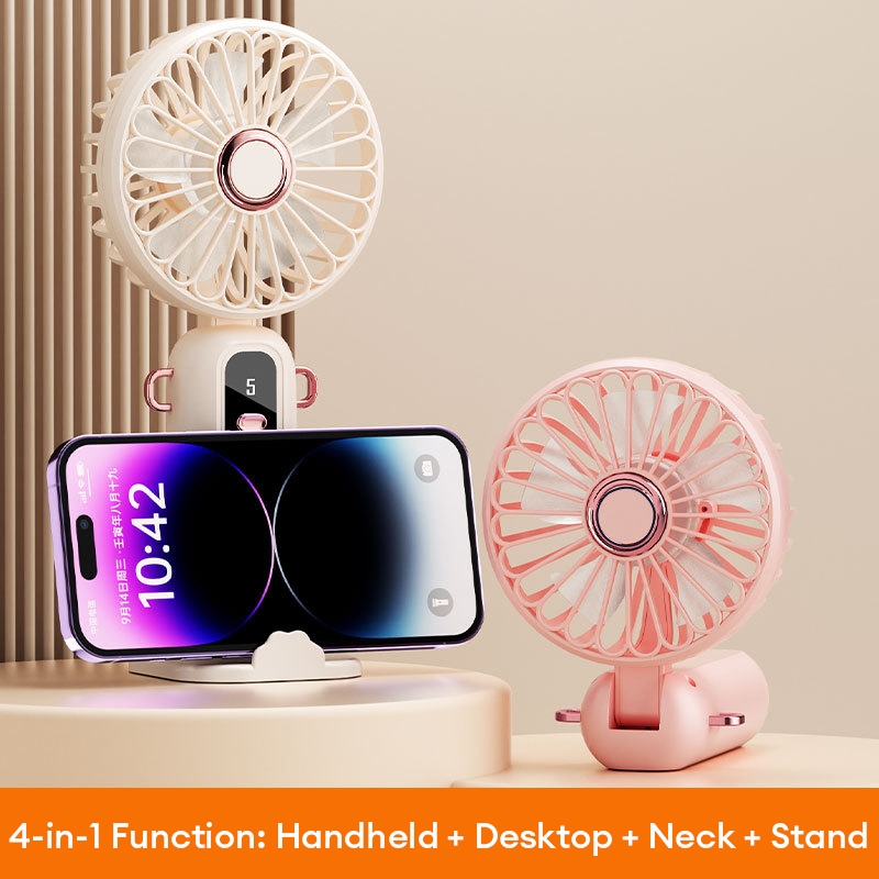 New handheld small fan Cute portable refrigeration fan Small dormitory ...