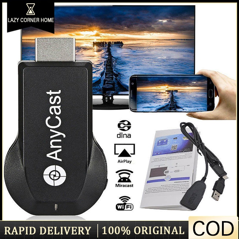 Chromecast Anycast for TV M9 Plus Original TV Stick WiFi Receiver 1080p ...