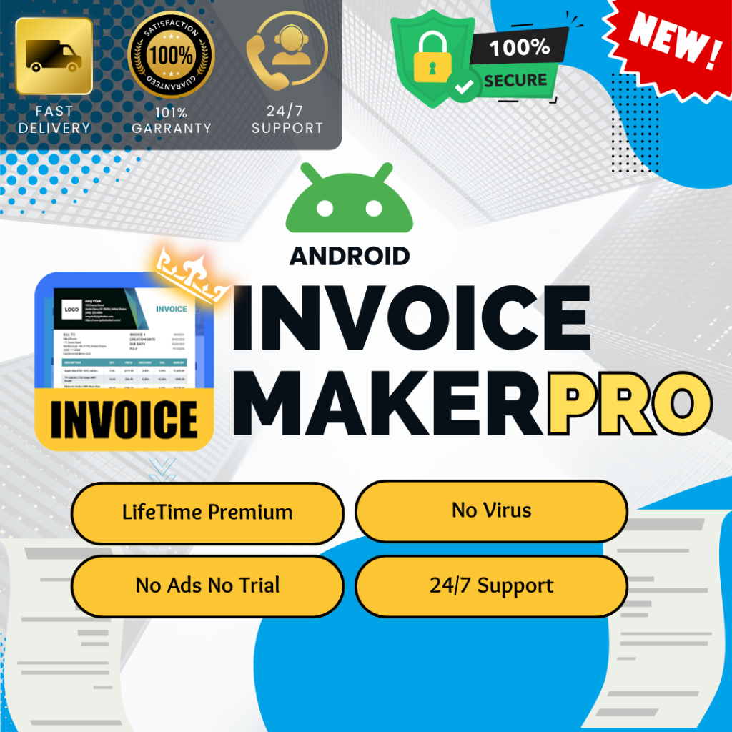 My Invoice Maker & Invoice Premium Lifetime 2024 (For Android) | Shopee ...