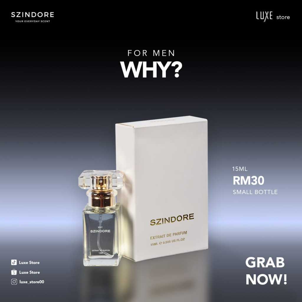 Perfume by Szindore | Why? - 15ml | Shopee Malaysia