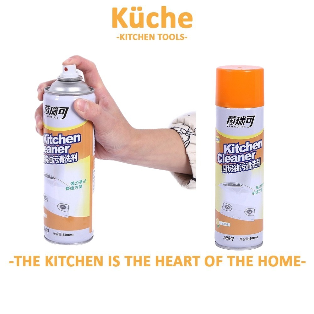 KUCHE Strong Kitchen Range Hood Heavy Oil Stain Cleaning Mild Formula ...