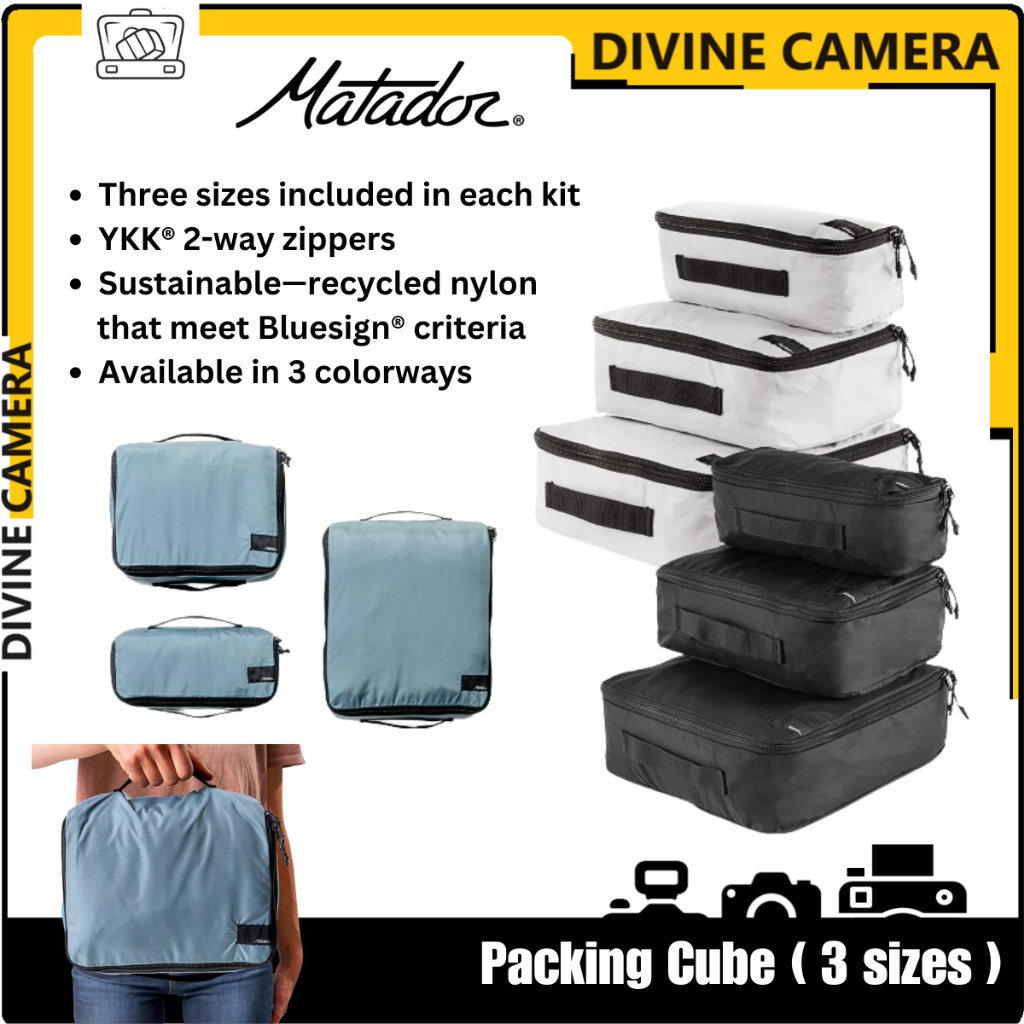 Matador Packing Cube Set 3-Pack | Shopee Malaysia