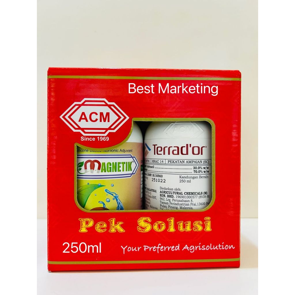 250ML ACM Terrador + Magnetik Tiafenacil 30% Terrador Solution Pack ...