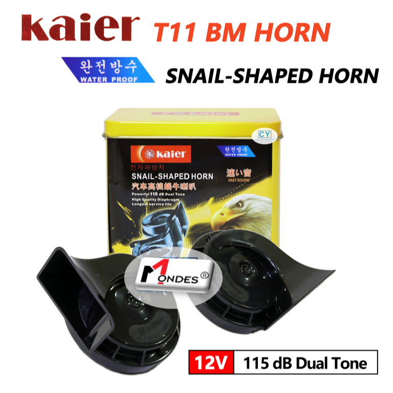 🔥 READY STOCK 🔥 KAIER CAR KERETA MOTOR MOTORCYCLE HORN BM HORN SUPER ...
