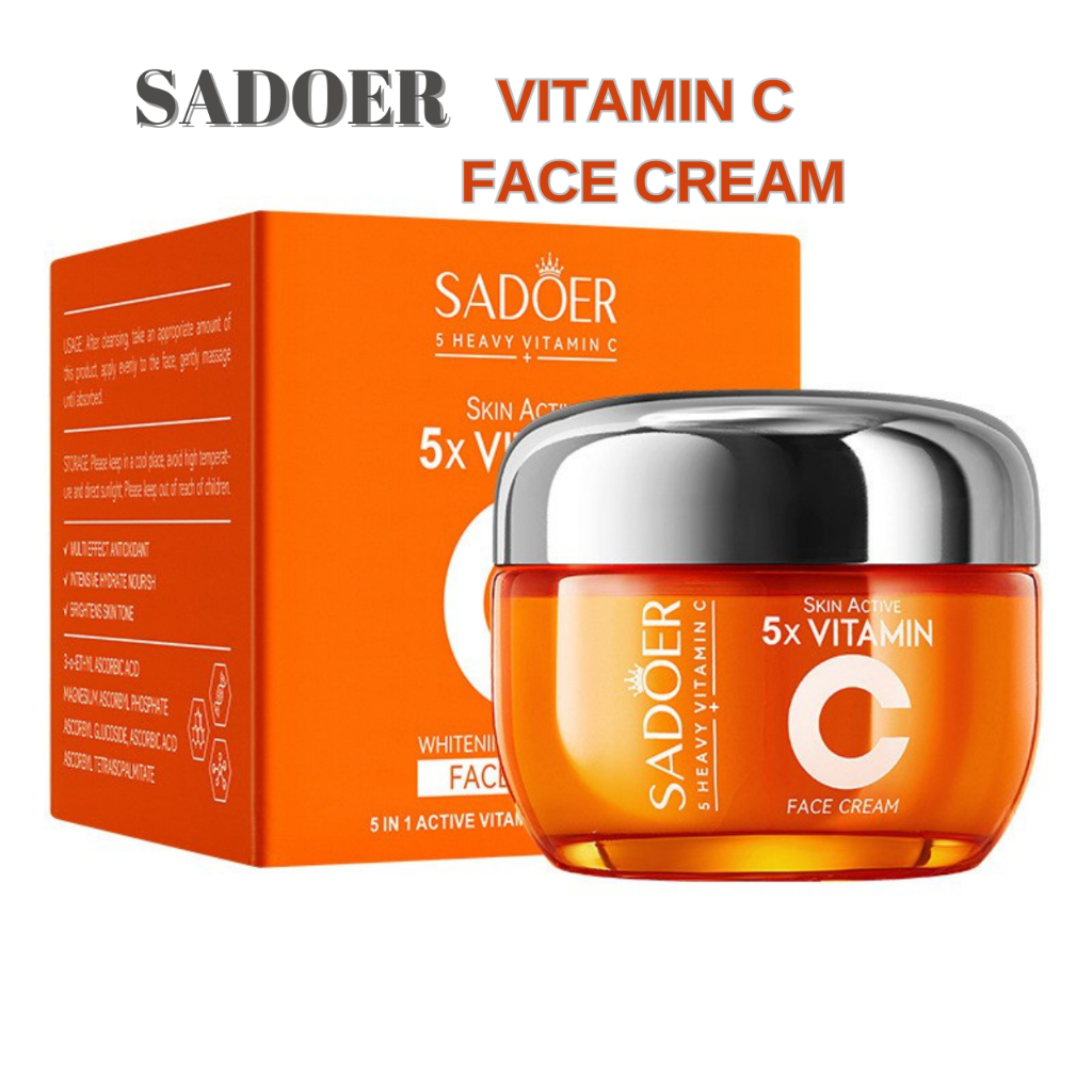 SADOER 5X VITAMIN C FACE CREAM 50G (SD11312) 1PCS | Shopee Malaysia