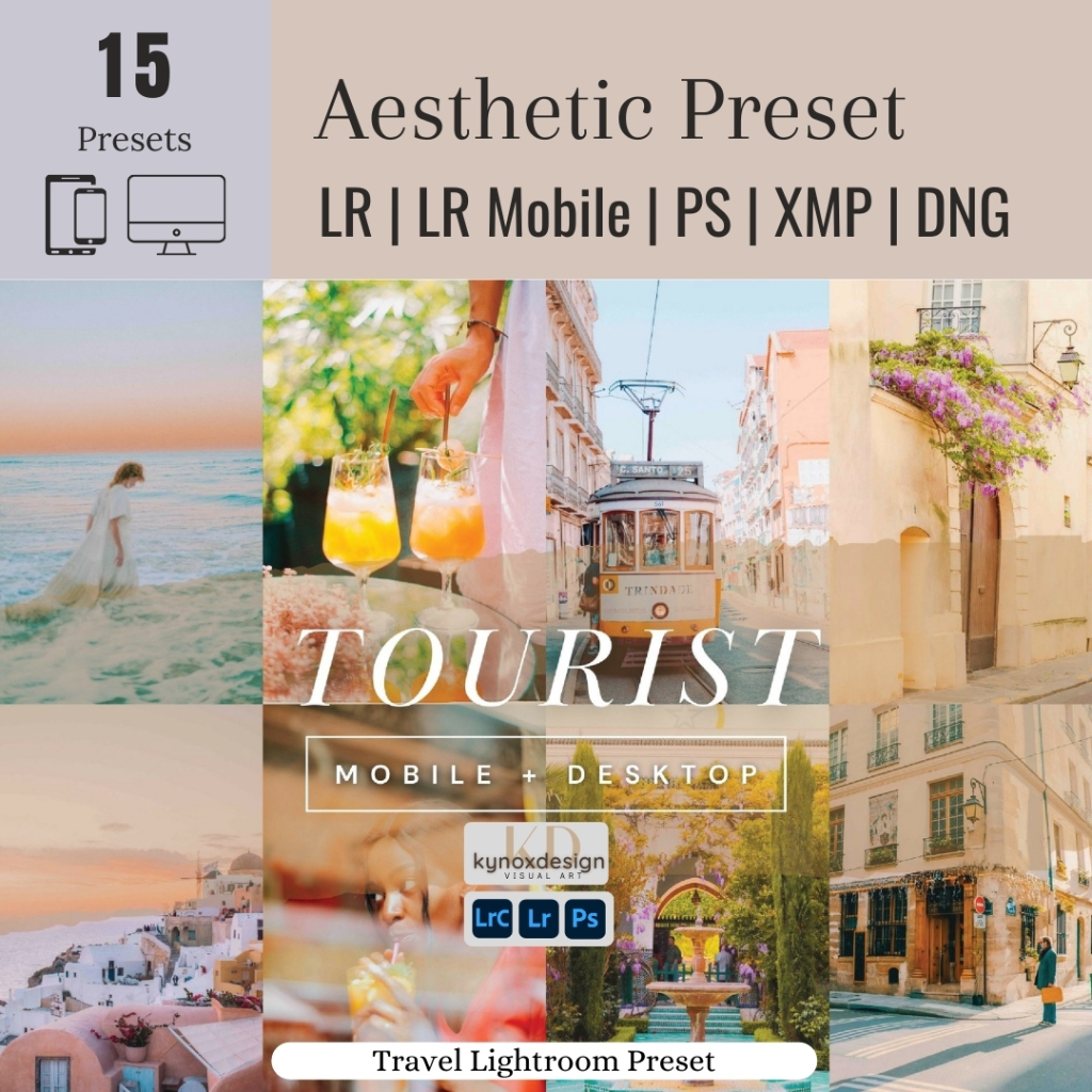 [Lightroom Preset] Aesthetic Preset - Tourist for LR/LR(mobile)/PS ...
