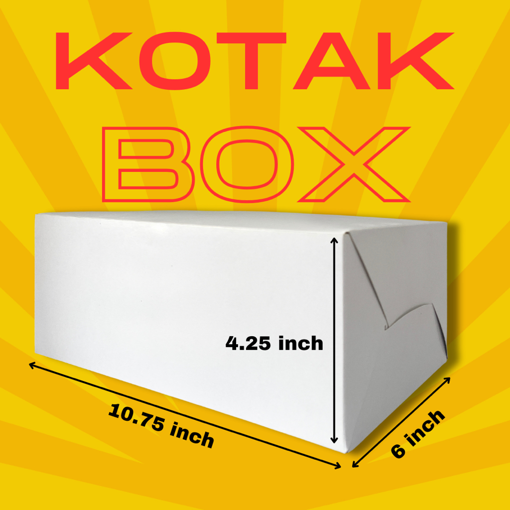 (Direct Factory) Kotak Putih / Paper Box / Box / Kotak Ayam Panggang ...