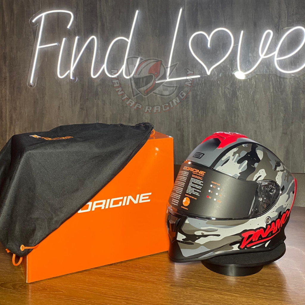 ORIGINE DINAMO HELMET (100% ORIGINAL FULL FACE HELMET) ECE & DOT ...