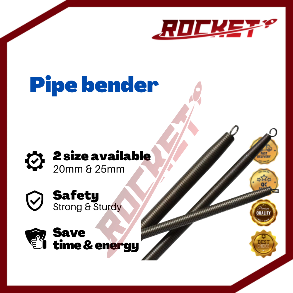 Pipe Bender Heavy Duty PVC Conduit Pipe Spring Bender 20mm 25mm ...
