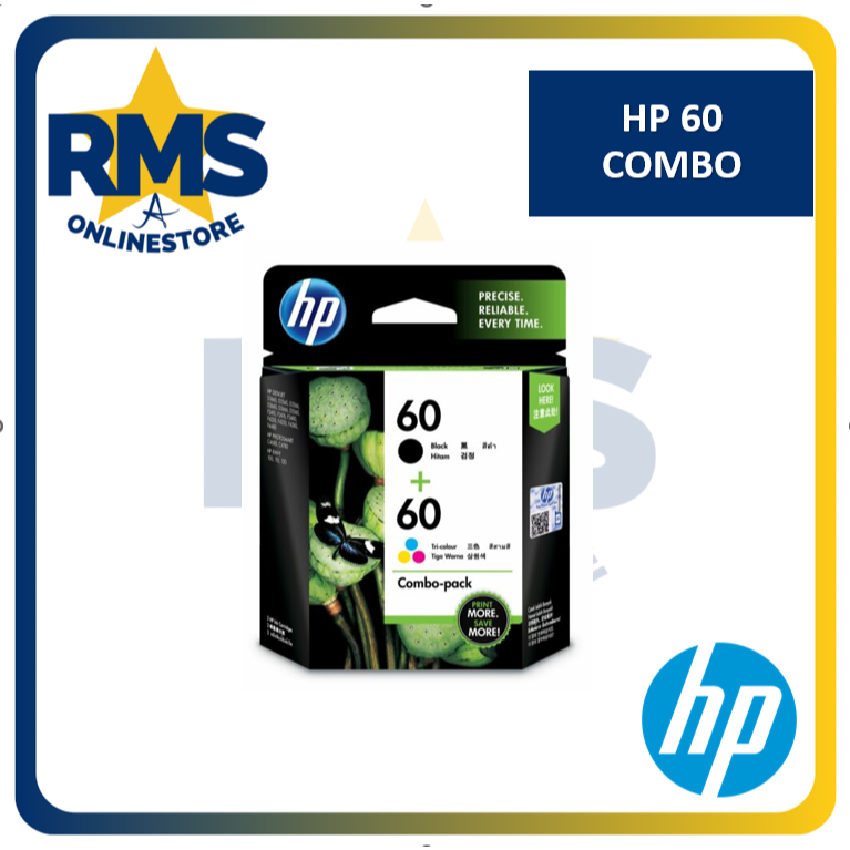 HP 60 Combo Ink Cartridges (Original) | Shopee Malaysia