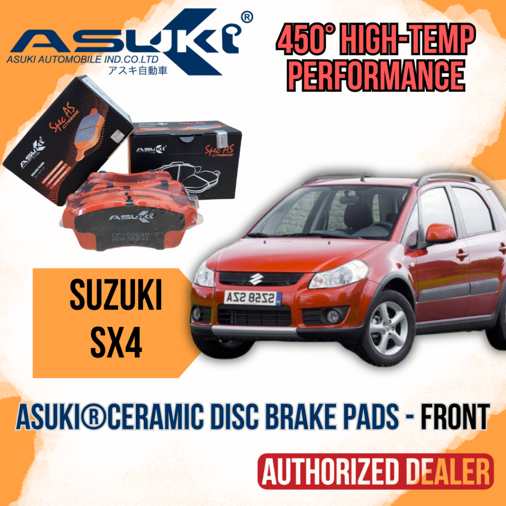 SUZUKI SX4 - ASUKI *Ceramic* Brake Pad - Depan/Front SET(4PCS) | Shopee ...