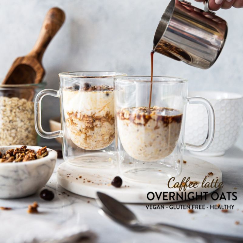 CAFFE LATTE Overnight Oats Premix | Shopee Malaysia
