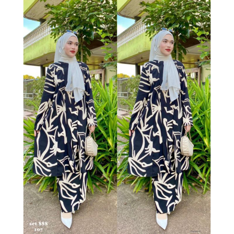 SET KEBAYA CORAK BUNGA | Shopee Malaysia