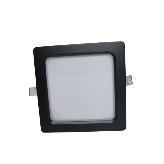 (B2) LED PANEL LIGHT, 18W , WHITE, ROUND, BLACK CASING | Shopee Malaysia
