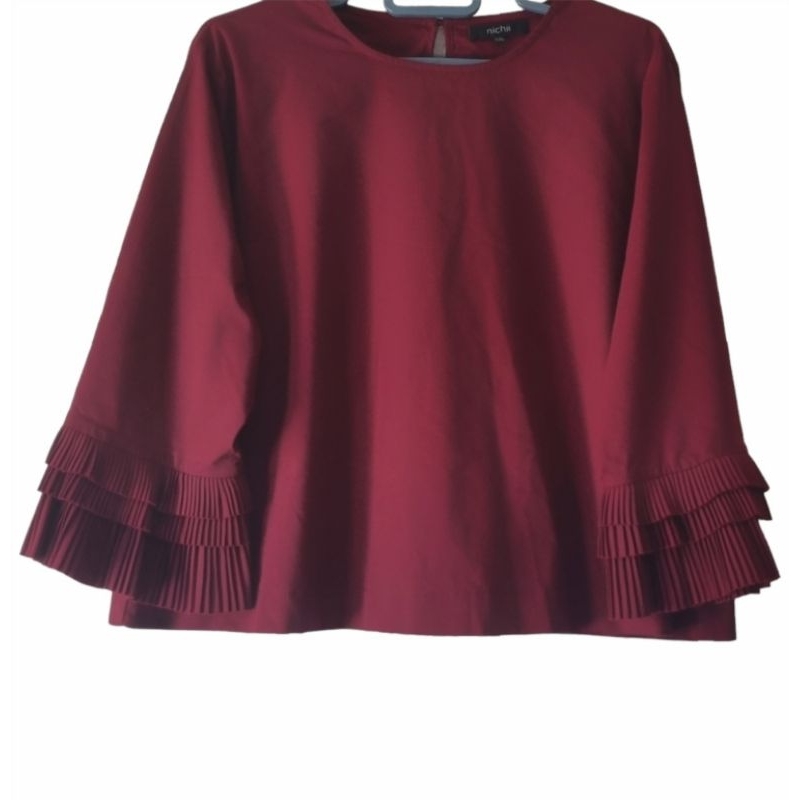 Preloved Blouse 👚 Top - Nichii (New) | Shopee Malaysia