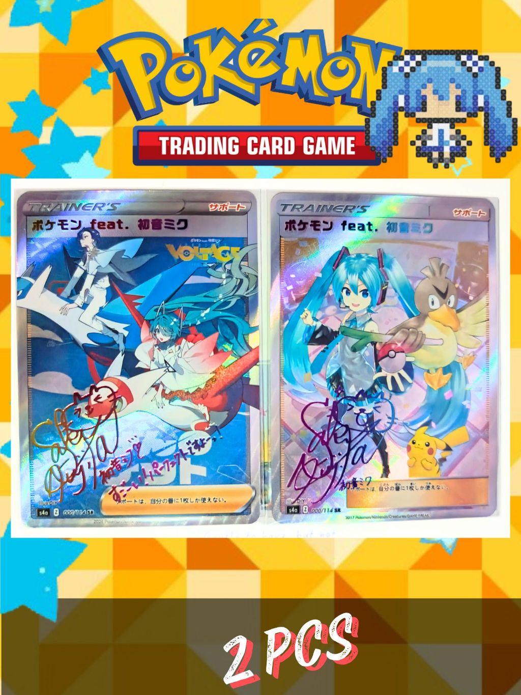 [DIY CARD][POKEMON PTCG] DIY custom ANIME card Pokemon X hatsune Miku ...