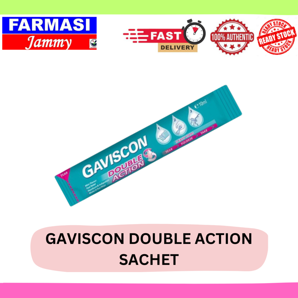 GAVISCON DOUBLE ACTION SACHET | Shopee Malaysia
