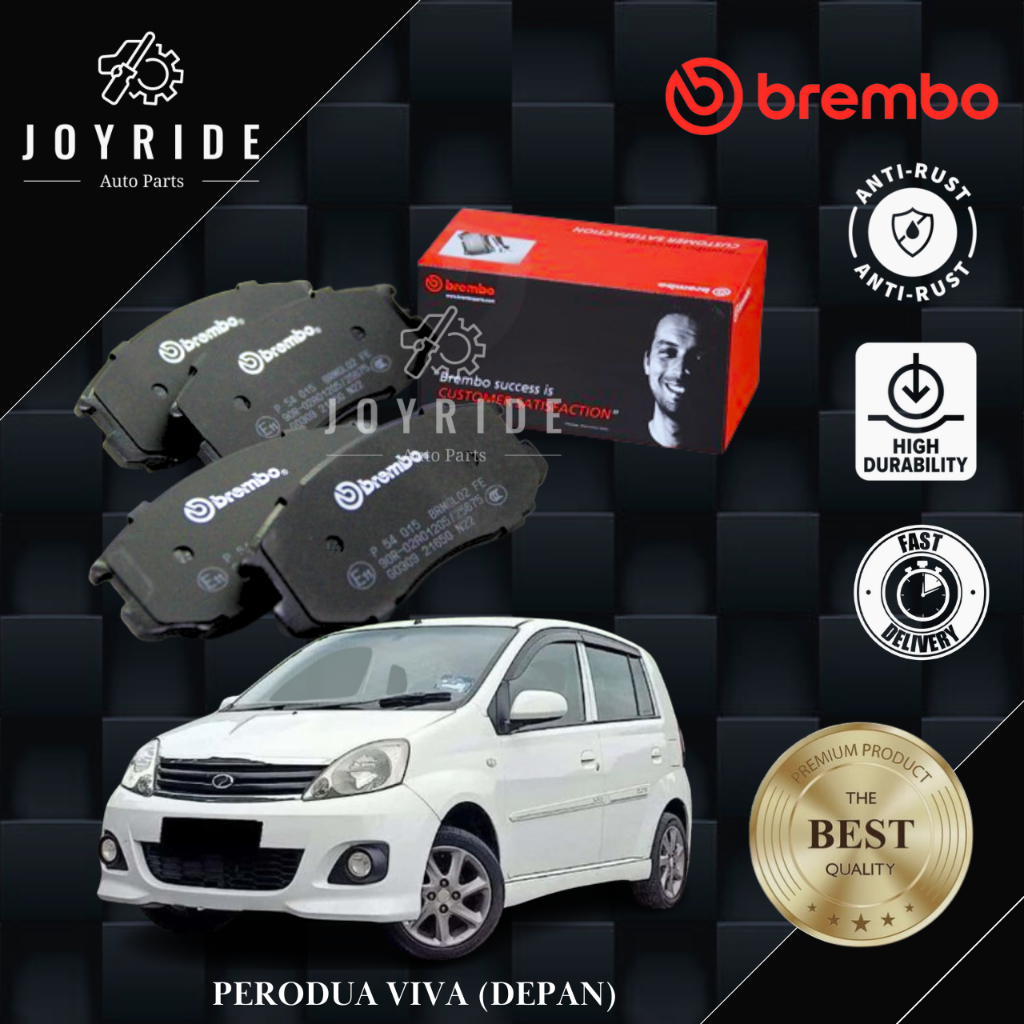 BREMBO PERODUA VIVA, VIVA (ELITE) (DEPAN) PERFORMANCE SPORT BRAKE PAD ...