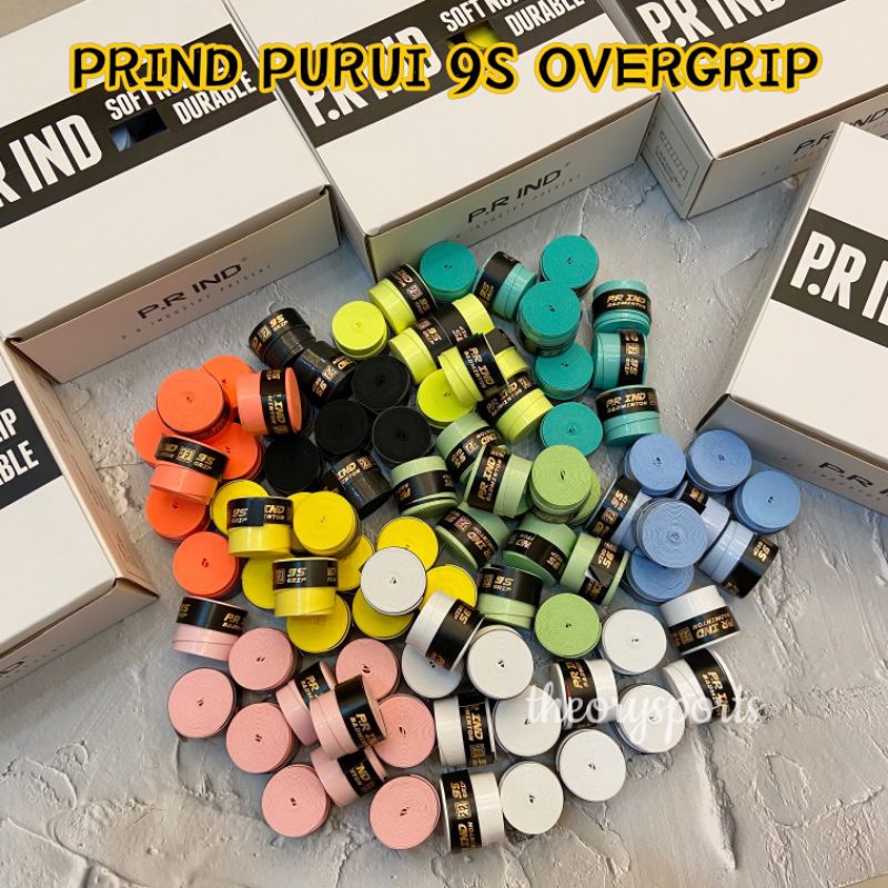 BUY 10 FREE 1 】PRIND Purui 9S Badminton Overgrip 浦锐9S羽毛球手胶 | Shopee ...