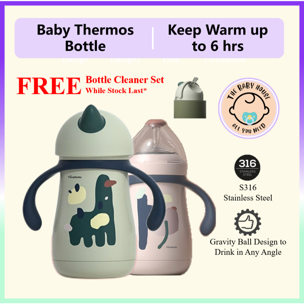 Taoqibaby™ Baby Thermo Bottle/ Thermos Botol Susu Bayi [260/360ml] | Shopee Malaysia