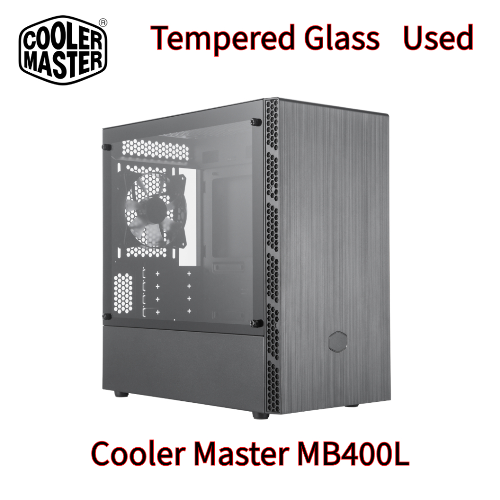 [Used]Cooler Master MB400L With ODD/Tempered Glass Mini Tower M-ATX ...