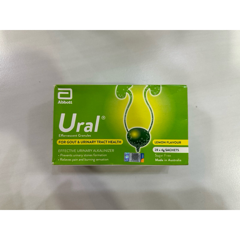 ABBOTT Ural Effervescent Granules For Gout and Urinary Tract Health ...