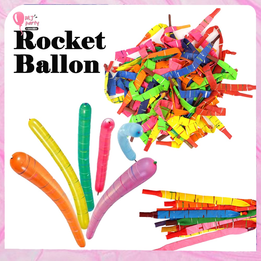 (10pcs)Rocket Balloons Toy/Party Balloon/belon panjang | Shopee Malaysia